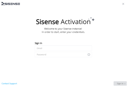 Activating a Sisense AMI from the AWS Marketplace