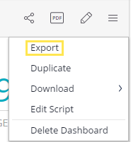 Exporting and Importing Dashboards