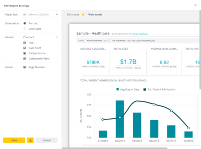 Customizing PDF Reports